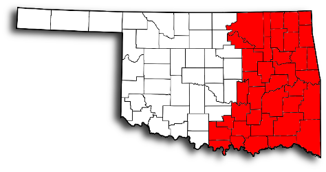 Chapter Boundaries – Northern/Eastern Oklahoma Chapter